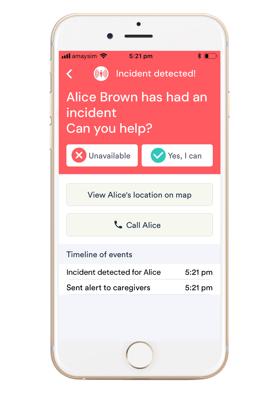 Fall Detection App - Fall Alarm For Elderly Vulnerable People